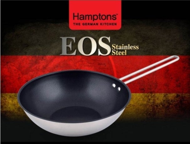 [Hamptons] 독일 햄튼 EOS 스텐 인덕션 겸용 후라이팬 / 후라이팬 30cm / 궁중팬 30cm / 업소용 ...