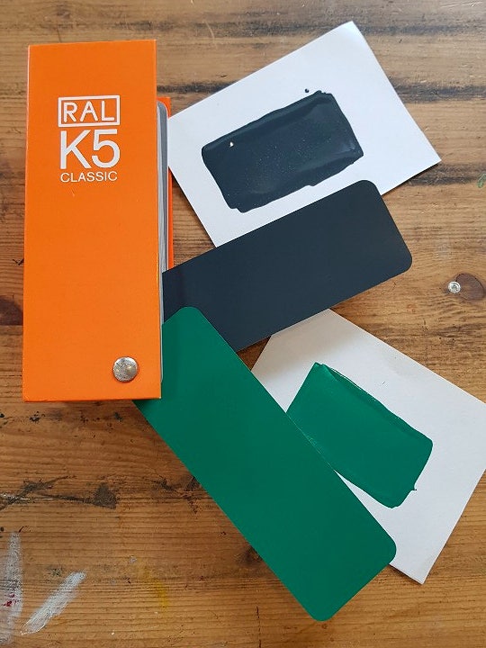 RAL 칼라 조색 : 네이버 블로그