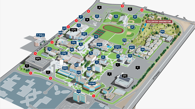 [CSUF] 캠퍼스 미리보기 1편 + 캠퍼스맵 한글 ver 파일 첨부 : 네이버 블로그