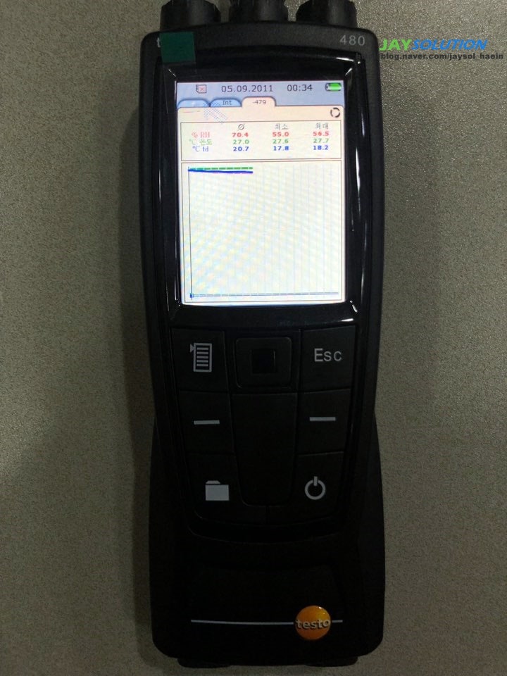 testo 480 다기능 측정기 온습도 측정 : 네이버 블로그