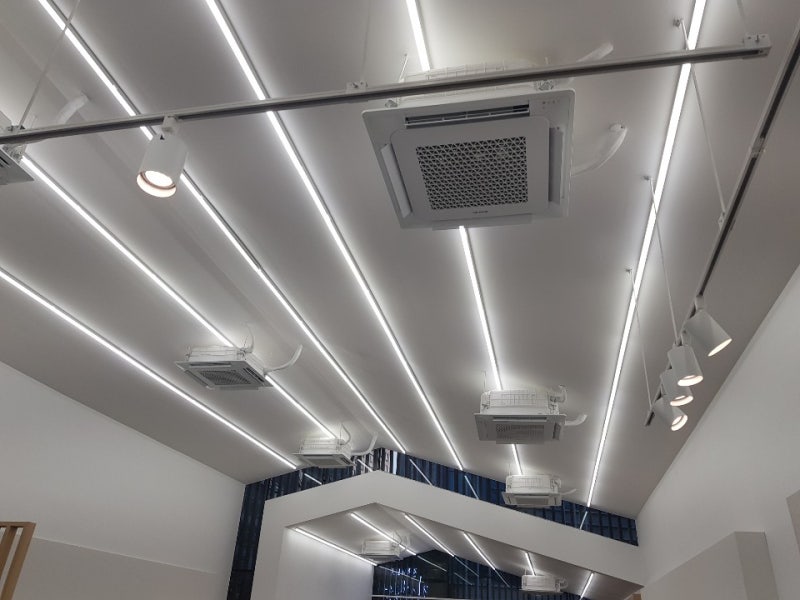 Led 일체형 라인 레일등기구 조명 네이버 블로그