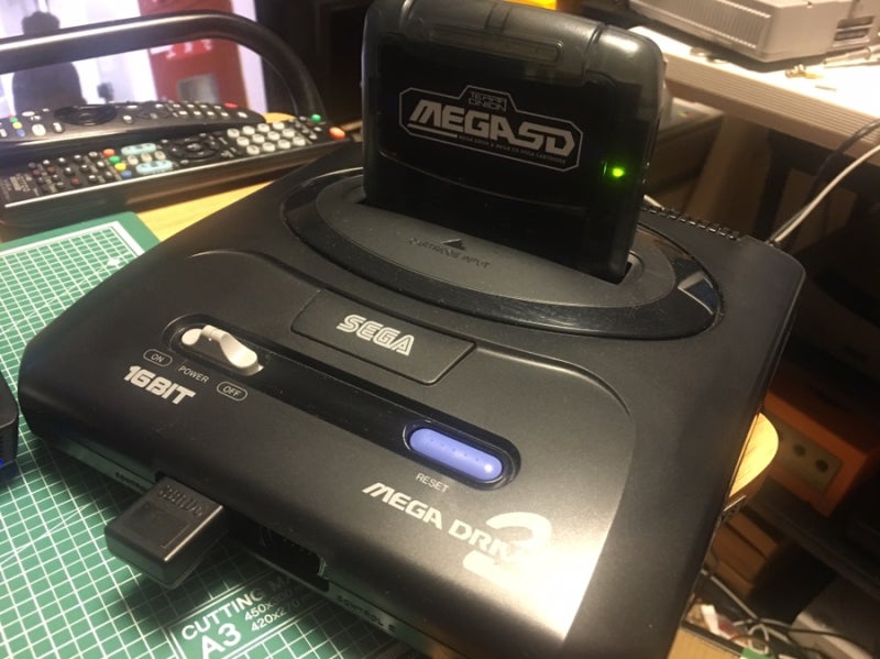 [MD] 세가 메가드라이브, 메가CD ODE 카드릿지 (MEGA SD) 테스트 : 네이버 블로그
