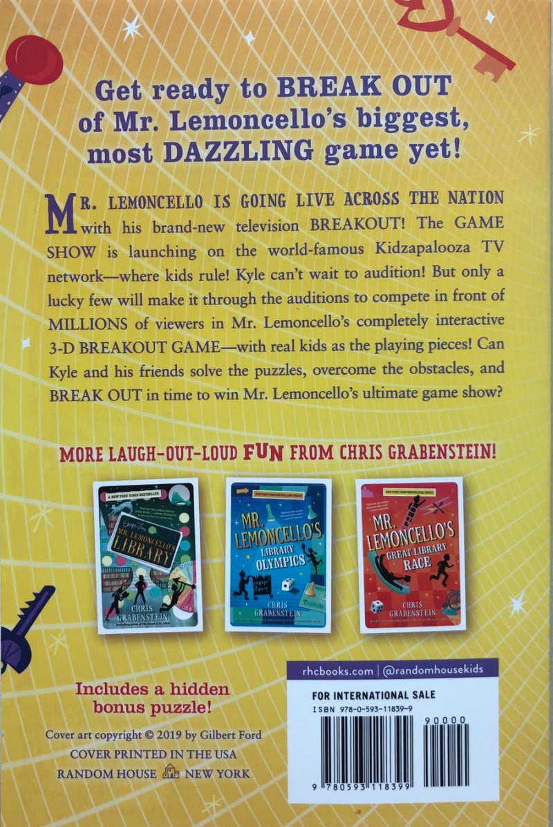 Mr.Lemoncello’s all-star breakout game by Chris Grabenstein(📔23) : 네이버 블로그