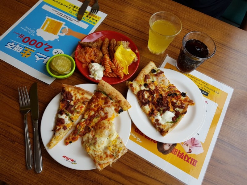 청주 금천동 맛집 미스터피자 피자뷔페 샐러드바 무한리필 네이버 블로그