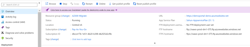 App Service Azure : 네이버 블로그