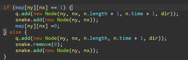 백준(BOJ) 3190 - 뱀 //[java] - 시뮬레이션 (삼성 코딩테스트 대비) : 네이버 블로그