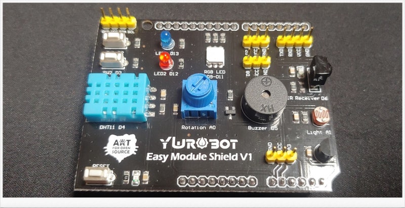 [mBlock] 아두이노 UNO + Easy Module Shield V1 사용하기 (Feat. mBlock) : 네이버 블로그