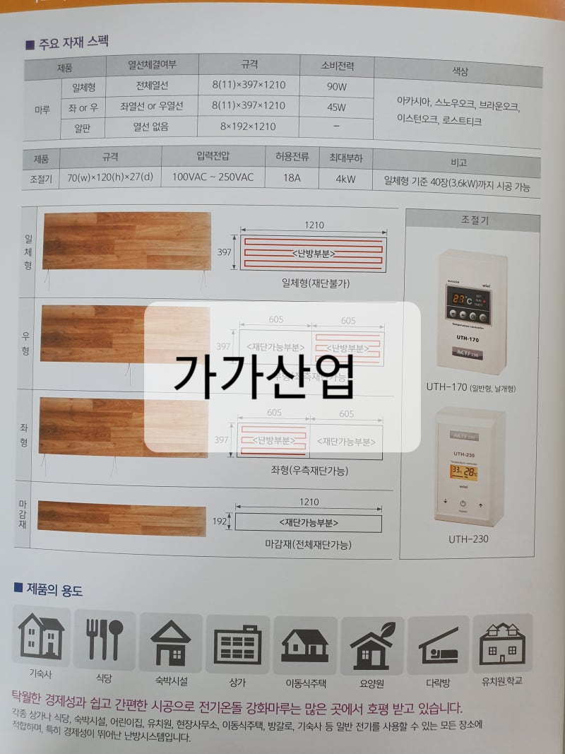 가가산업 전기강화마루판넬 소개 네이버 블로그