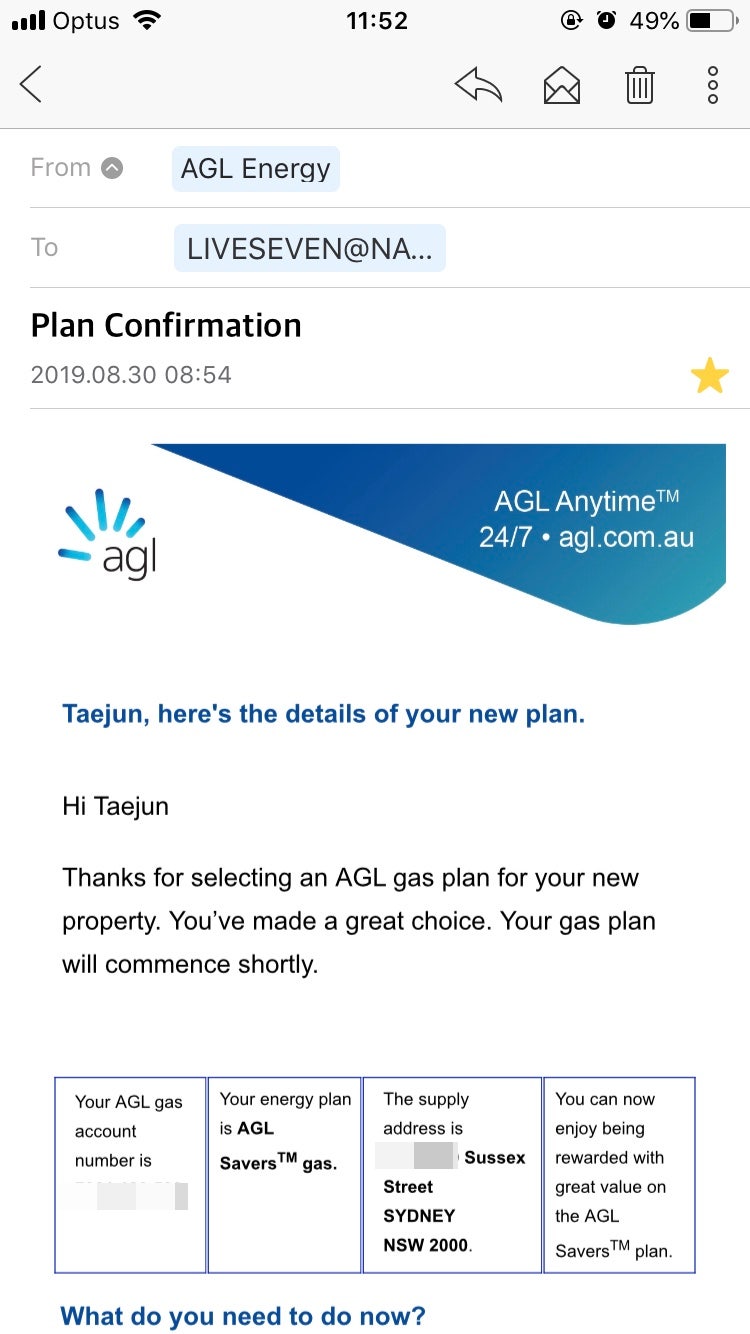 호주 시드니 일상/ AGL 가스연결 스트레스 한가득 : 네이버 블로그
