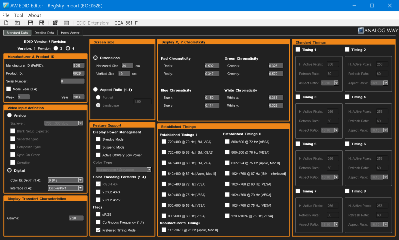 EDID 신호 확인 수정하기 : 네이버 블로그