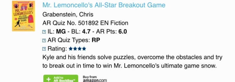 Mr.Lemoncello’s all-star breakout game by Chris Grabenstein(📔23) : 네이버 블로그
