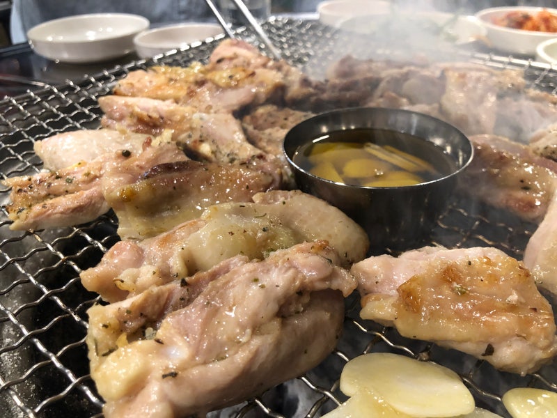 영등포구청 맛집 부드러운 닭갈비와 별미 닭목살을 먹을 수 있는 강촌숯불닭갈비 네이버 블로그