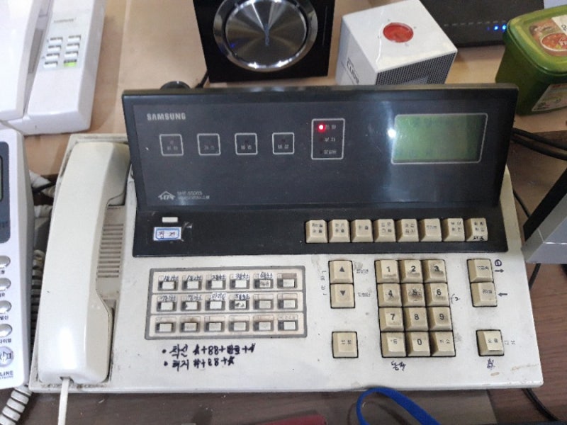 삼성로비폰SHT-550NL 공동현관비밀번호 변경 삼성경비실초소기SHT-5500S 중앙관리실기 : 네이버 블로그