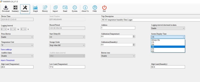 Elitech MAXMIN-24 온습도 기록계/온습도 데이터로거/GMP온습도 로거/24시간 최대,최소값 Reset : 네이버 블로그