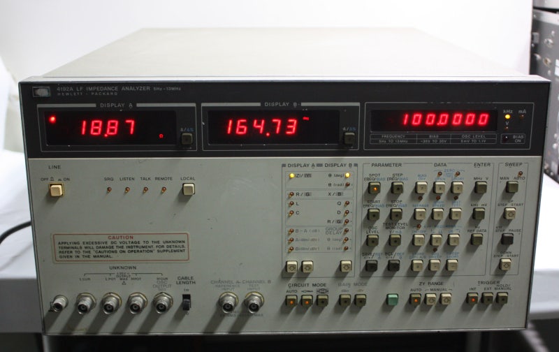 Agilent/HP 4192A LF Impedance Analyzer : 네이버 블로그