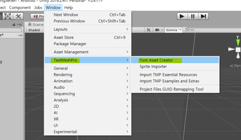 유니티(Unity) - Textmesh Pro(텍스트 메쉬 프로) 한글 사용법 : 네이버 블로그