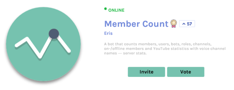 [디스코드 봇 TIP!] Member Count - 서버 구성을 쉽게 파악할 수 있는 봇! : 네이버 블로그