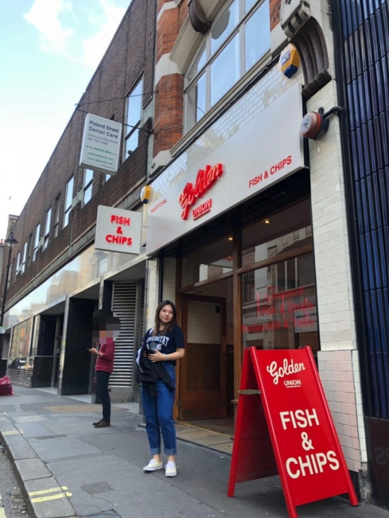 [영국 런던] 소호 피쉬앤칩스 맛집 'GOLDEN UNION' 골든 유니언 : 네이버 블로그