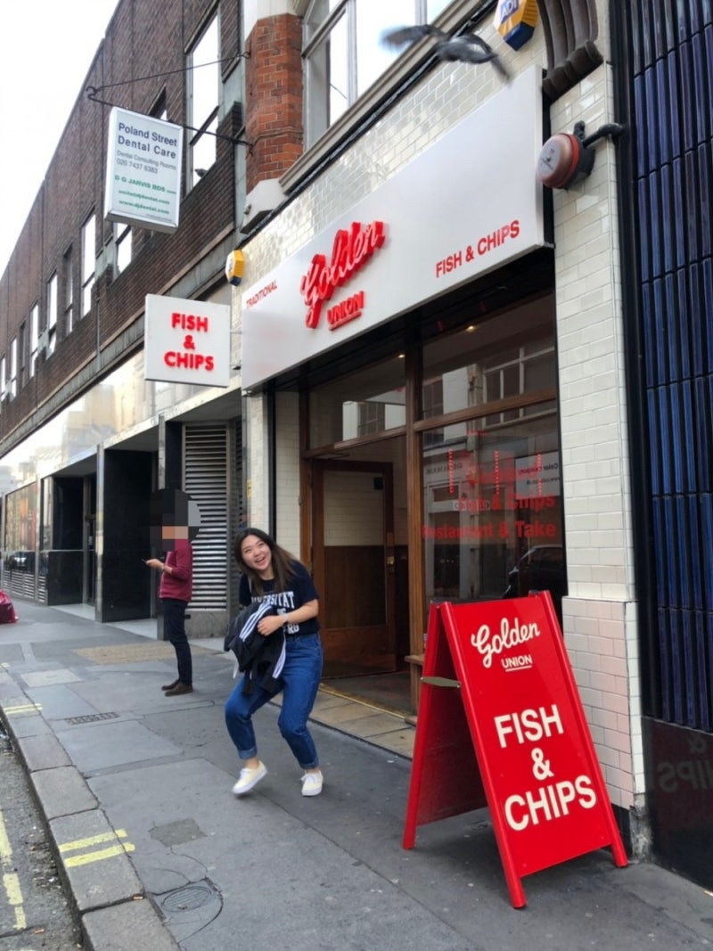 [영국 런던] 소호 피쉬앤칩스 맛집 'GOLDEN UNION' 골든 유니언 : 네이버 블로그