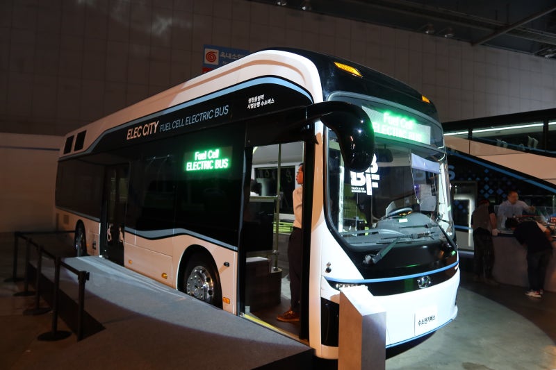 현대자동차 수소전기버스 양산모델 리뷰 : 네이버 블로그