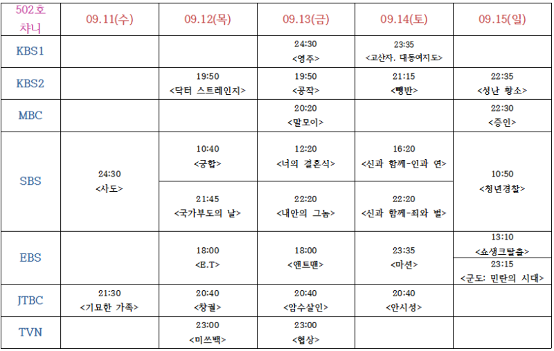 2019 추석 특선영화 편성표 총정리! (KBS,MBC,SBS,EBS,JTBC,TVN) : 네이버 블로그