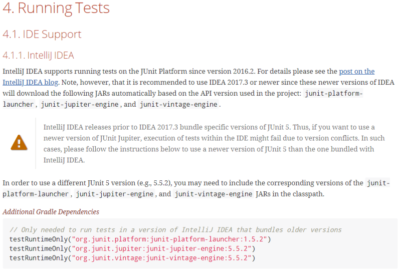 IntelliJ + Spring Boot + Gradle + Junit5 설정하기 : 네이버 블로그