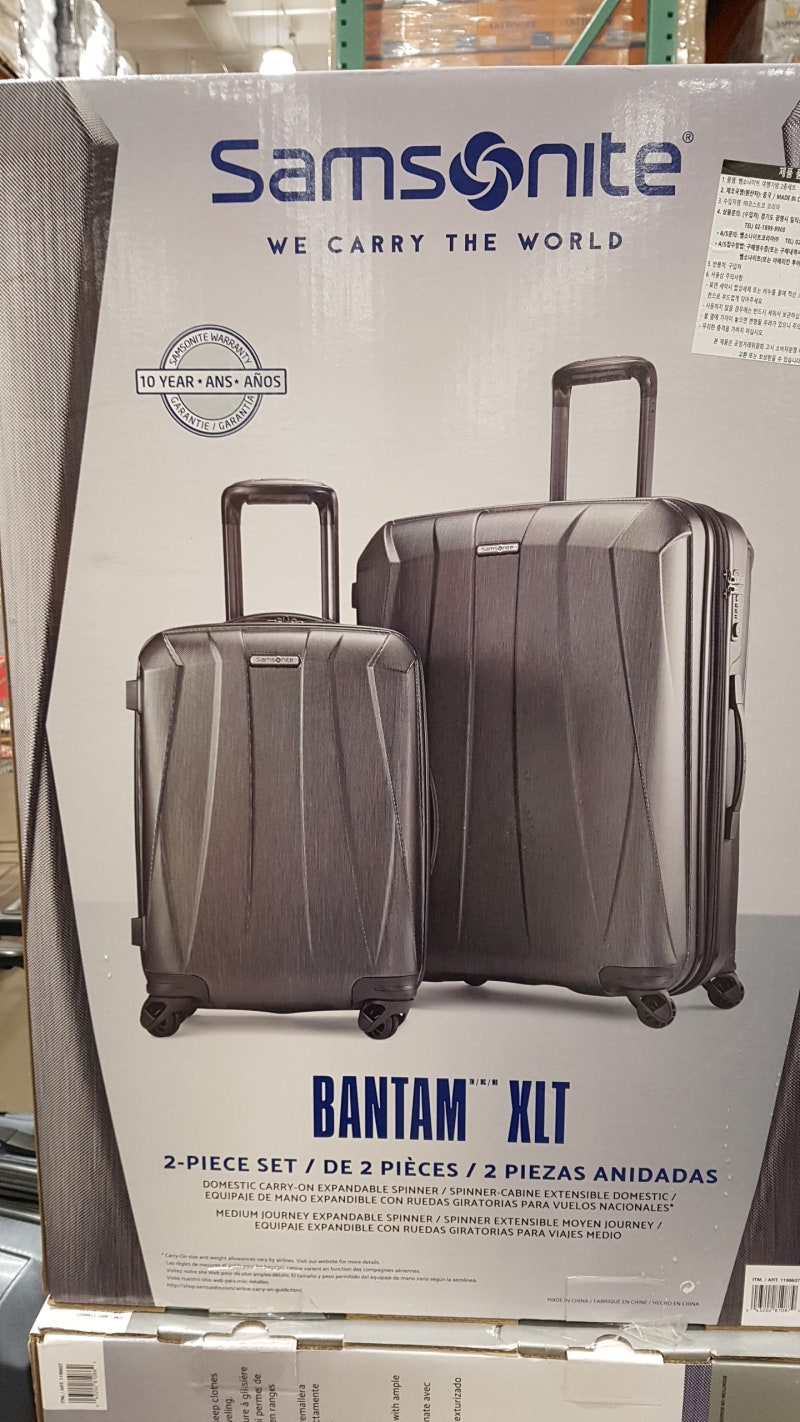 코스트코 쌤소나이트 캐리어 여행가방 밴텀 BANTAM XLT 51CM & 68CM 가격 세일 정보 : 네이버 블로그
