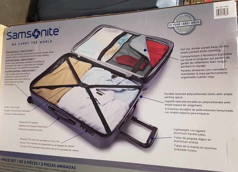 코스트코 쌤소나이트 캐리어 여행가방 밴텀 BANTAM XLT 51CM & 68CM 가격 세일 정보 : 네이버 블로그