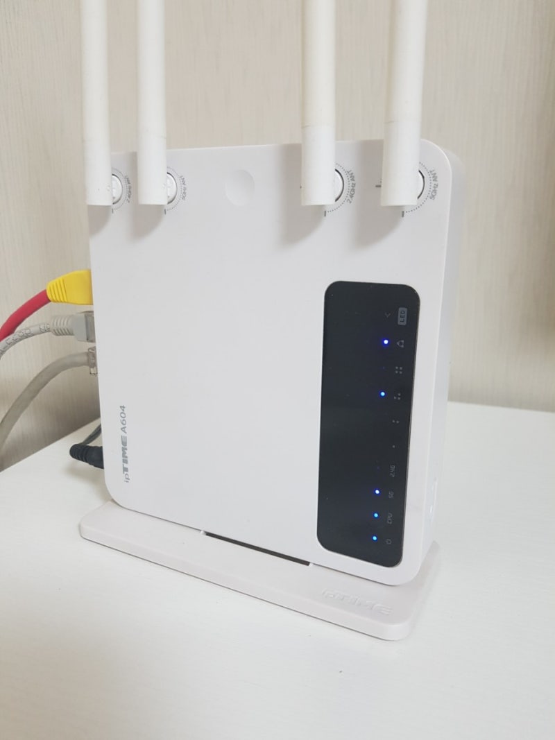 ipTIME A604 유무선공유기 초기화방법 + 비밀번호설정 : 네이버 블로그