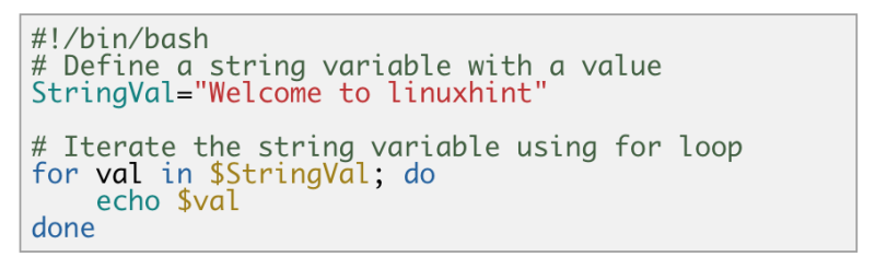 Bash for loop : 네이버 블로그