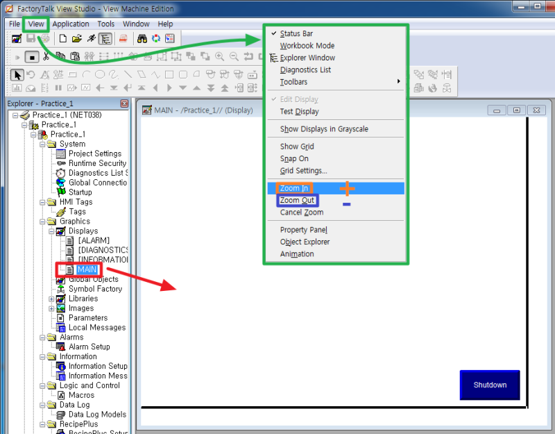 [FactoryTalk View Studio] 화면 작화 및 HMI와 연동, 기동하기 : 네이버 블로그