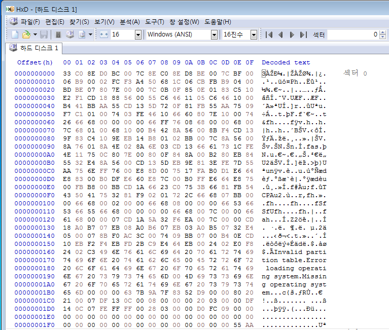 Digital Forensic (Disk Forensic) Disk Layout MBR(Master Boot Record) 개요 ...