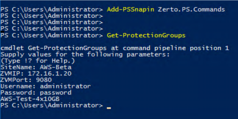 [zerto] simple way to start failover-test using zerto powershell : 네이버 블로그