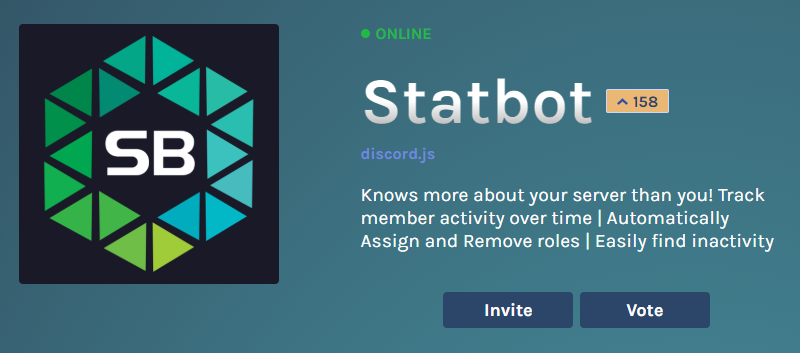 [디스코드 봇 TIP!] Statbot - 서버의 자세한 기록을 볼 수 있는 봇 : 네이버 블로그
