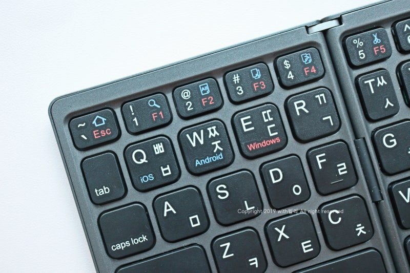 INOTE X-Folding Touch Pro, 블루투스 키보드 후기 : 네이버 블로그