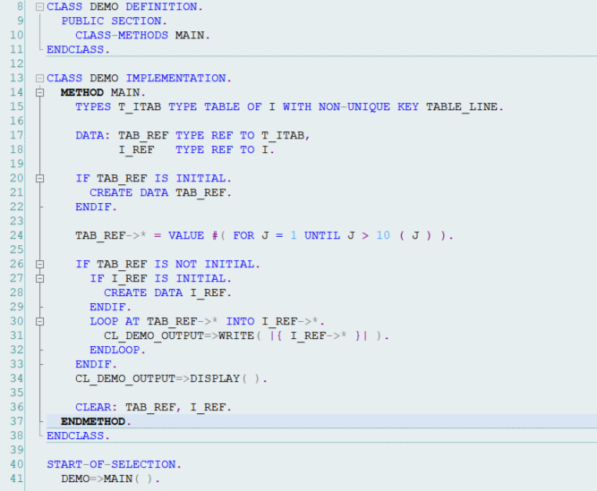 [SAP ABAP] Creating Data Object 생성, STATIC Method, 역참조 ,VALUE 구문 : 네이버 블로그