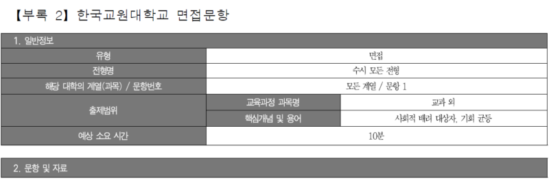 한국교원대학교 면접 기출문제 정리2018 2019 네이버 블로그