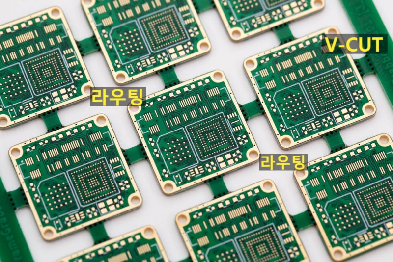샘플PCB - PCB제작과정 PART12. 라우팅 및 V-CUT 공정 : 네이버 블로그