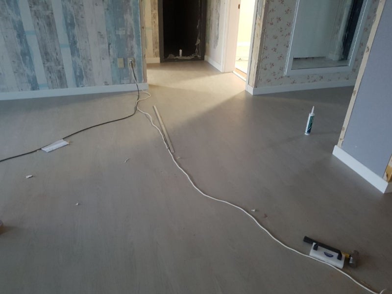 동화자연마루 나투스강마루 K089 메리내추럴그레이오크 아파트현장 시공사진입니다. by. 태원상사 : 네이버 블로그