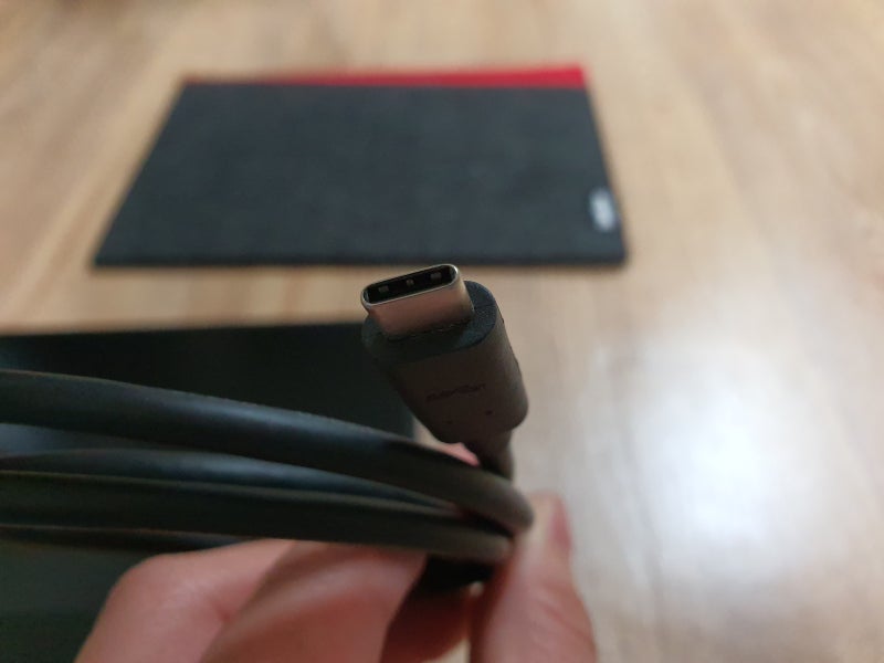 레노버 씽크비젼 ThinkVision M14 초경량 휴대용 모니터 리뷰 : 네이버 블로그