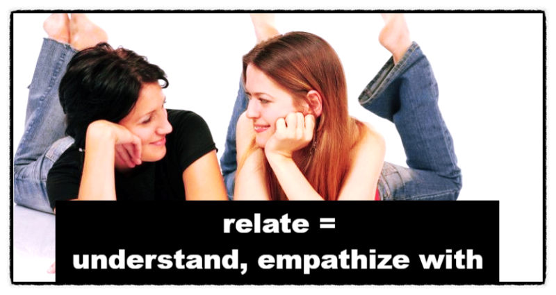 "relate, relate to"의 구어체 의미는? : 네이버 블로그