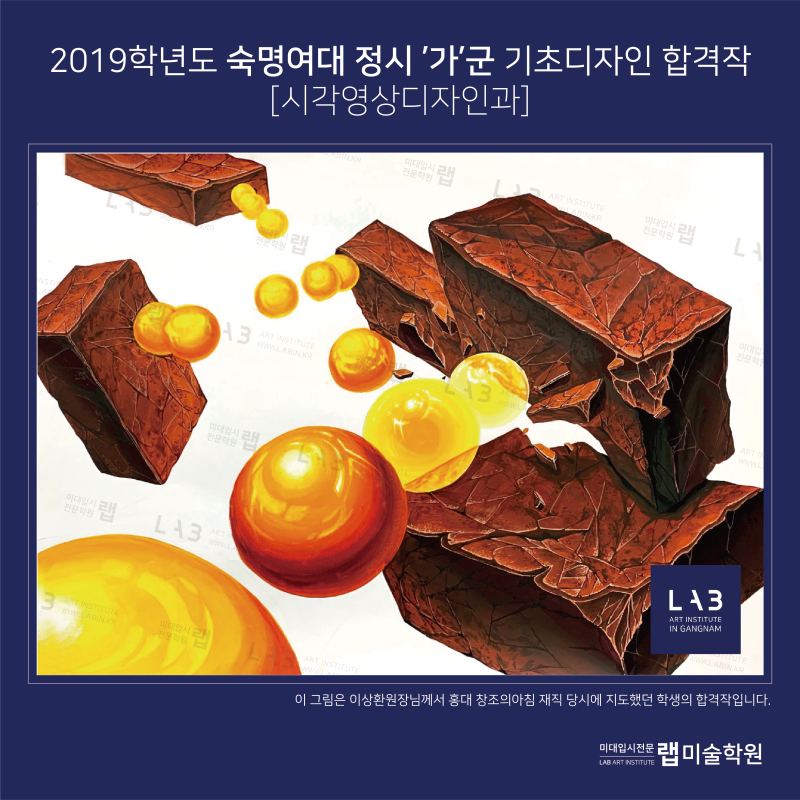 미대갈랩 2019 합격작 2019학년도 숙명여대 정시가군 시각영상디자인과 기출문제 및 합격작 공개 2 네이버 블로그