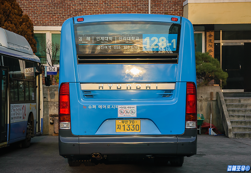 부산시내 금진여객 128 1번 뉴슈퍼에어로시티 Fl Cng 상품성 개선형 1330호 신차 네이버 블로그