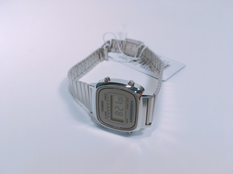 리뷰톡 「 CASIO LA670WA 7D 」 카시오 메탈시계 : 네이버 블로그