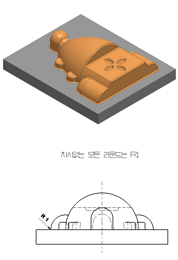 컴퓨터응용가공산업기사 연습 도면 모델링 40 카티아 Gsd 네이버 블로그
