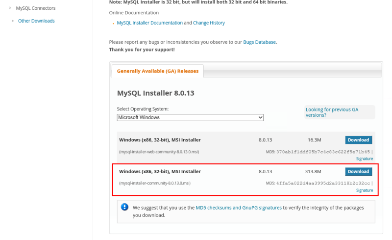초보자를 위한 윈도우용 MYSQL 다운로드 및 MYSQL 설치 방법 : 네이버 블로그