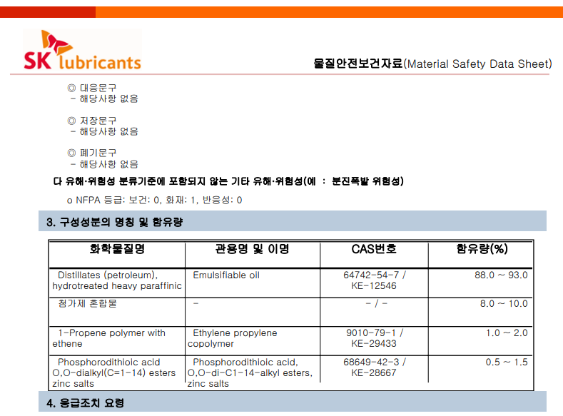 SK RN 0720 5W-30 : 네이버 블로그