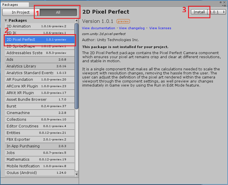 Unity 2D Pixel Perfect : 네이버 블로그
