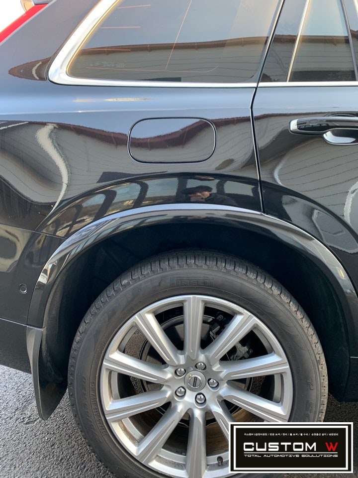 볼보 Xc90 휠상처 수리 후 블랙유광 휠도색 캘리퍼도색 작업까지 네이버 블로그