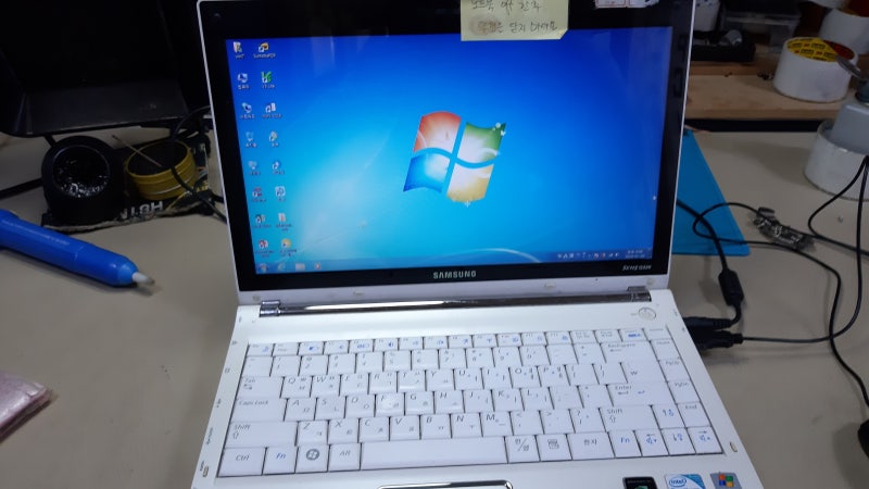 삼성노트북 sens q320,NT-Q320 케이스파손 과 유선랜포트파손, 속도느림고장수리 : 네이버 블로그